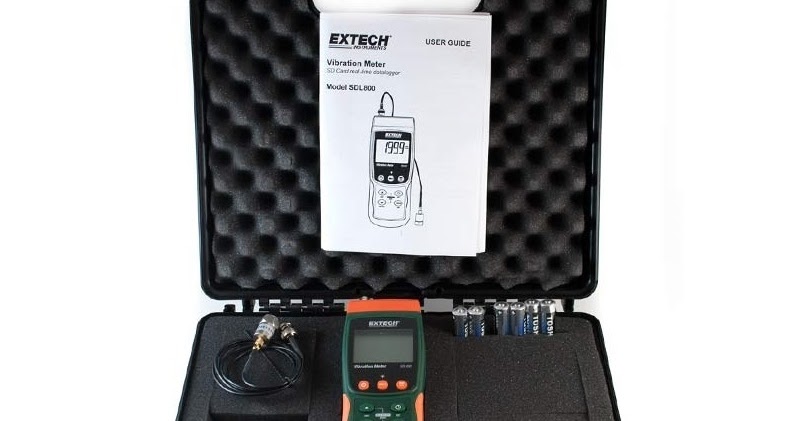 Extech SDL800 Vibration Meter/Datalogger ~ Darmatek Alat Ukur dan ...