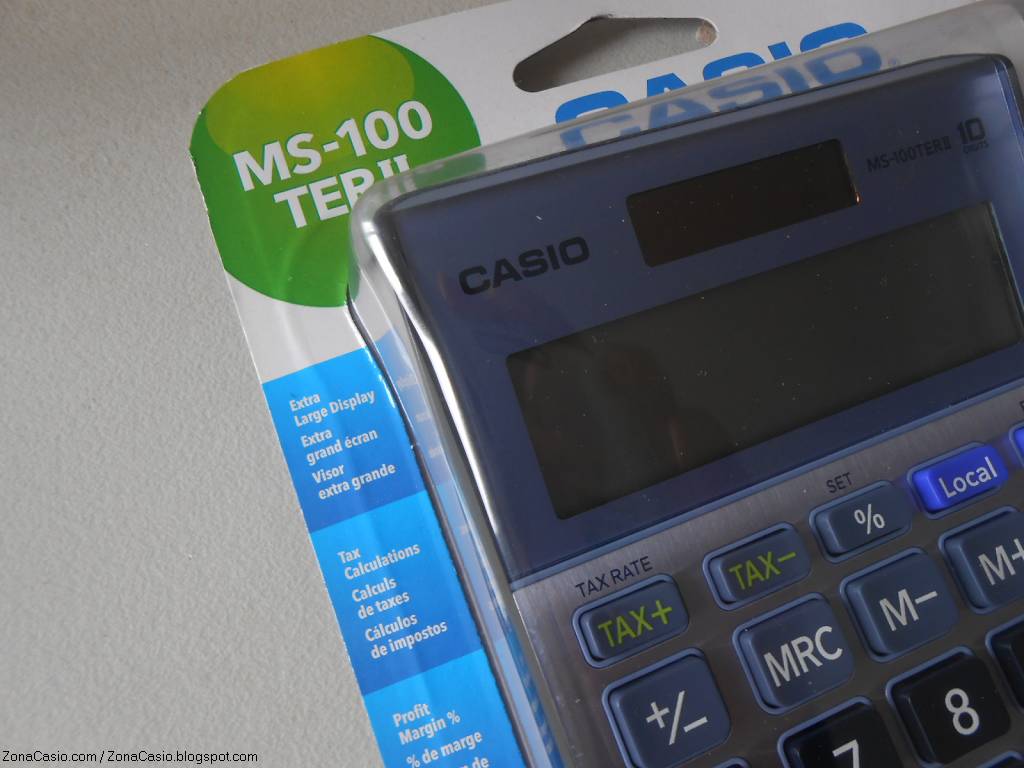 Zona Casio: Prueba: Calculadora Casio MS-100