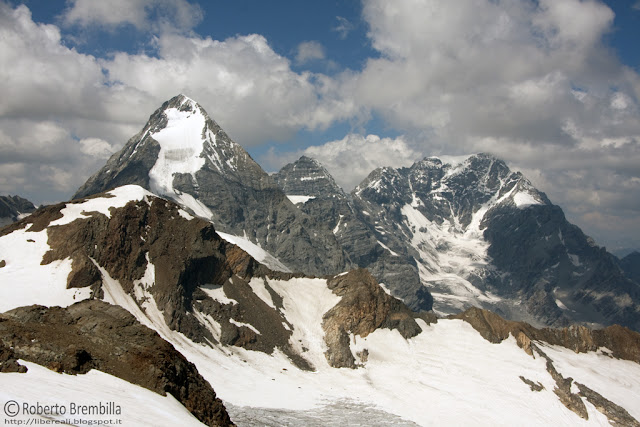 libereali: La Val Cedèc: Gran Zebrù e Cevedale.