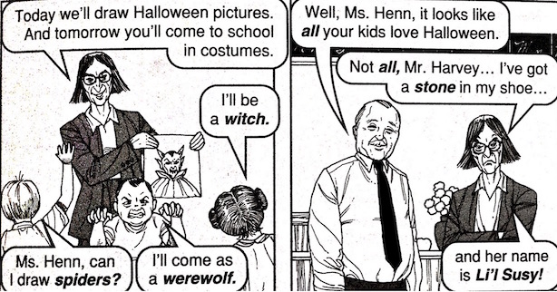 Weird Science DC Comics: Chick Tract # 1053: The Devil’s Night Review