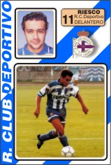 Cromos del Deportivo de A Coruña: PEDRO RIESCO