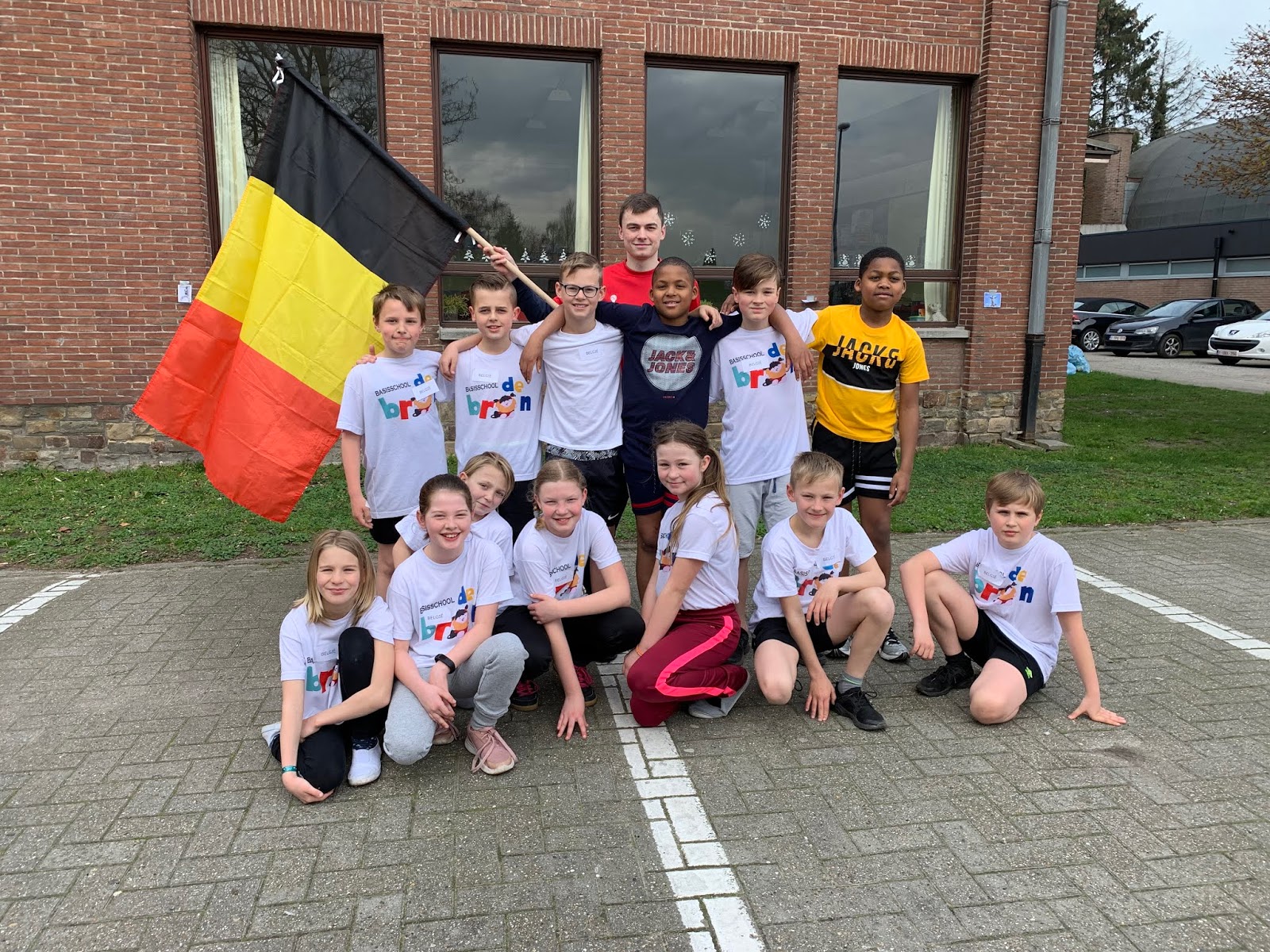 5 de leerjaar: Sportdag met de leerlingen van KA Beveren.