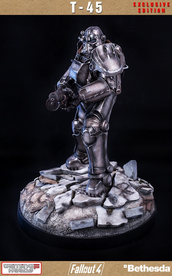 Fallout 4 - T-45 Regular Statue & Exclusive Statue 1/4 (Gaming Heads)