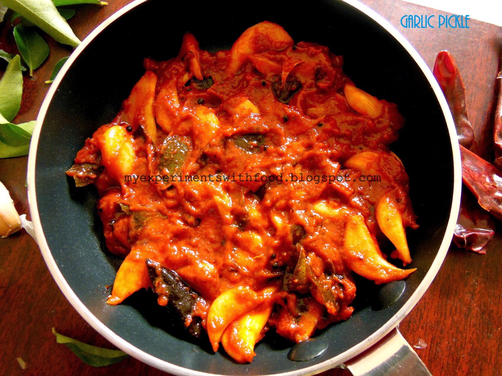 Garlic Pickle / Veluthulli Achar