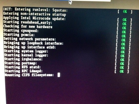 Erman Arslan's Oracle Blog: Linux -- boot hangs "Mounting Cifs Filesystems"