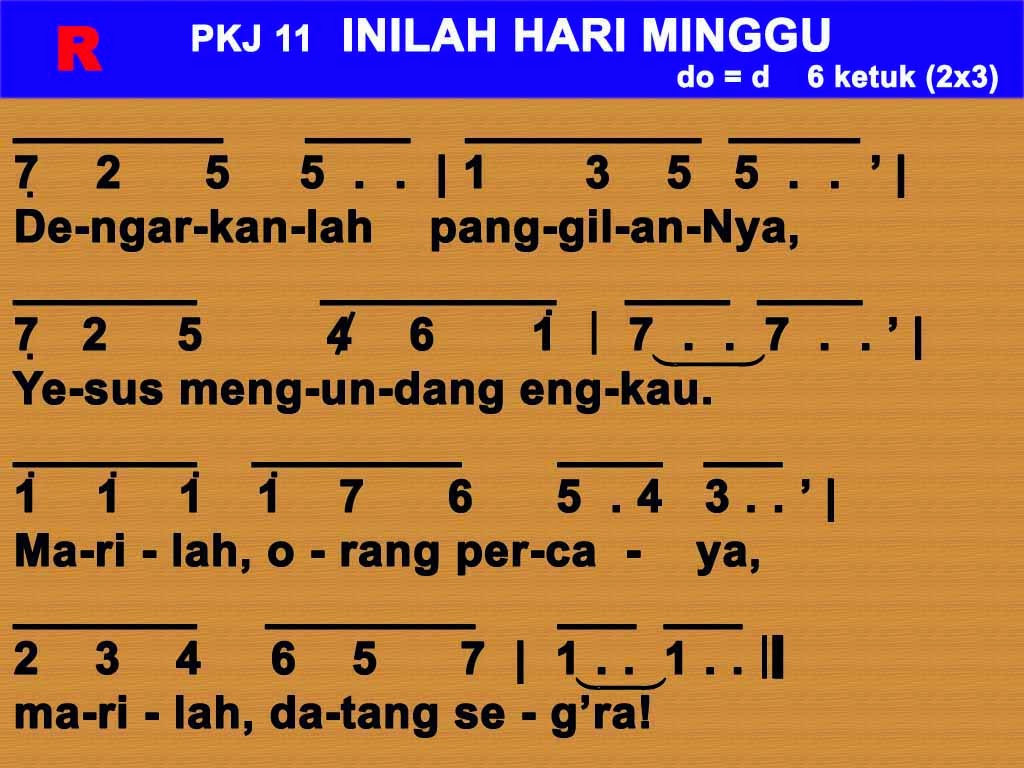 Lagu Gereja Rohani Kristen: Pelengkap Kidung Jemaat. 011. Inilah Hari ...