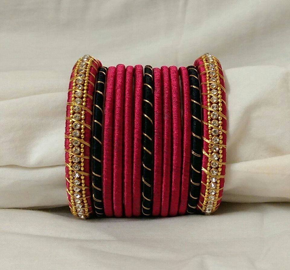 BV Creations: Silk Thread Bangles