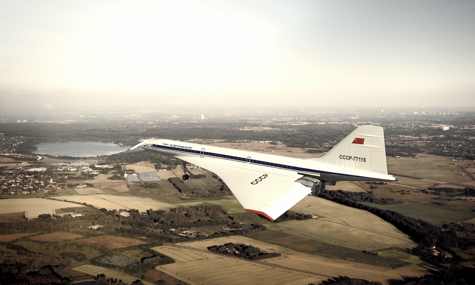 3d modeling & visualisation: Tupolev Tu-144