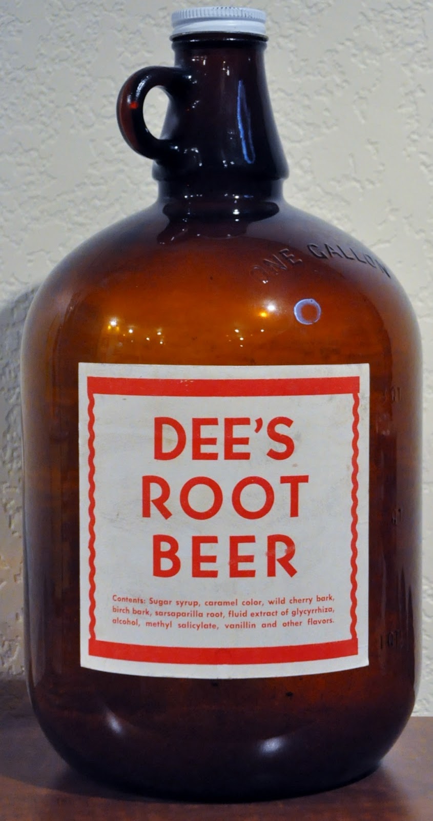 Tom's Root Beer Collectibles: Root Beer Cones and Gallon Jugs