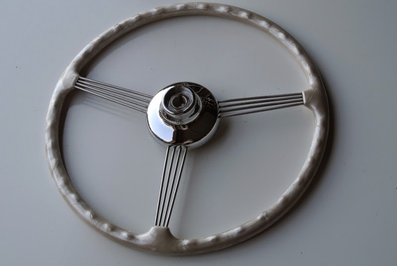 PearlCraft: Chris Craft 1937 boat steering wheel