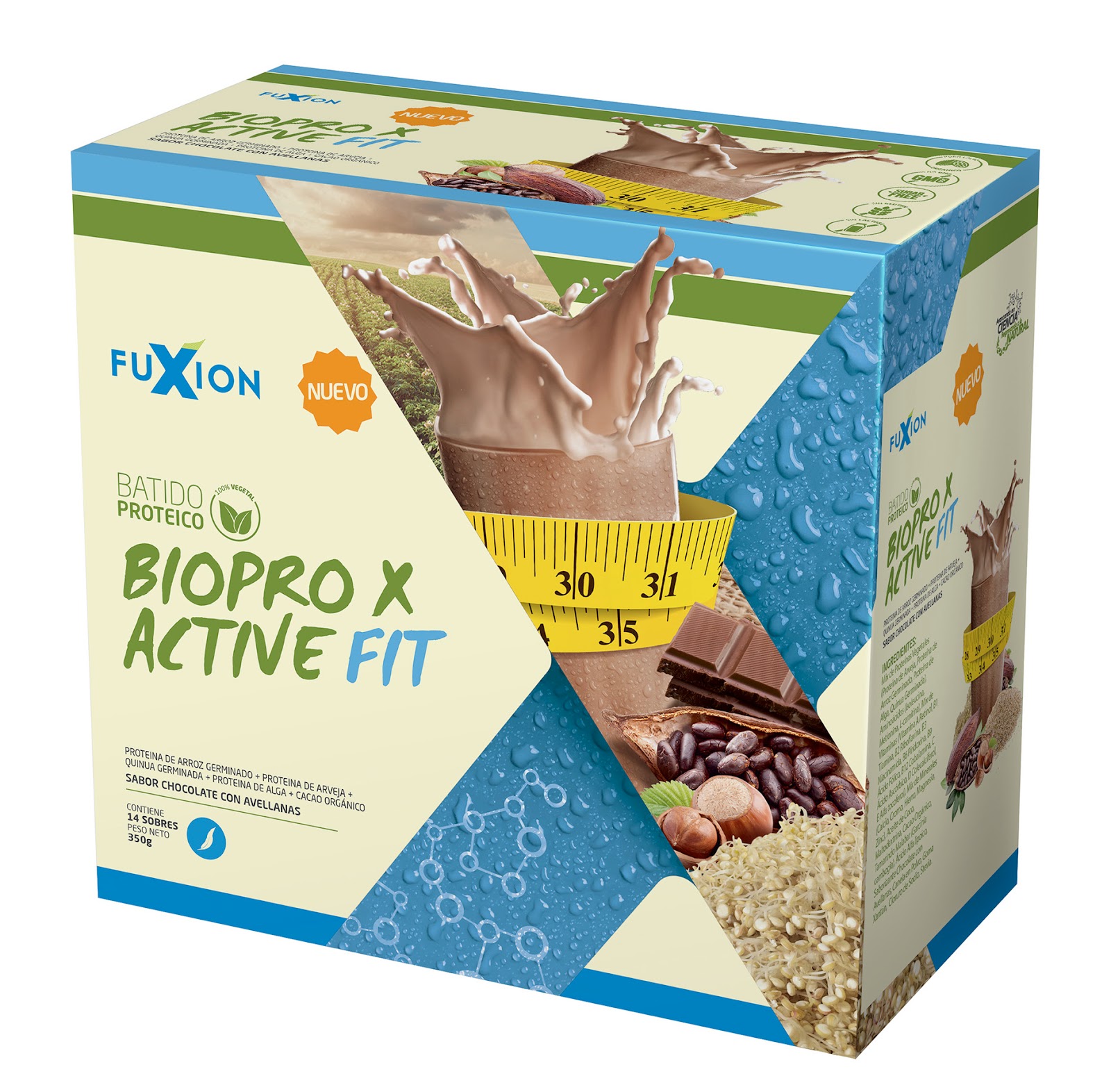 FuXion Productos Nutracéuticos Xpande Bienestar: BIOPRO X ACTIVE FIT FUXION