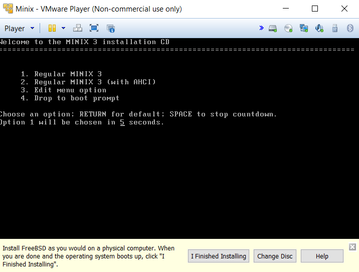 ZEN CONSULTING : Installing MINIX on my own