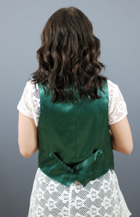 Girls wearing satin back waistcoats/vests.: Here's some pictures of ...