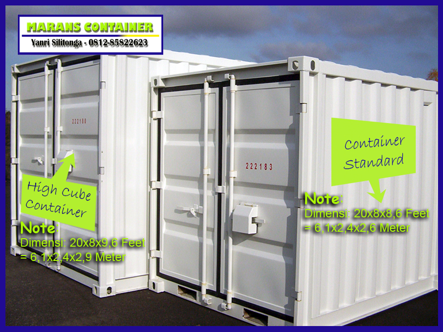 MARANS, JUAL dan SEWA KONTAINER BEKAS: Kontainer High Cube atau High ...