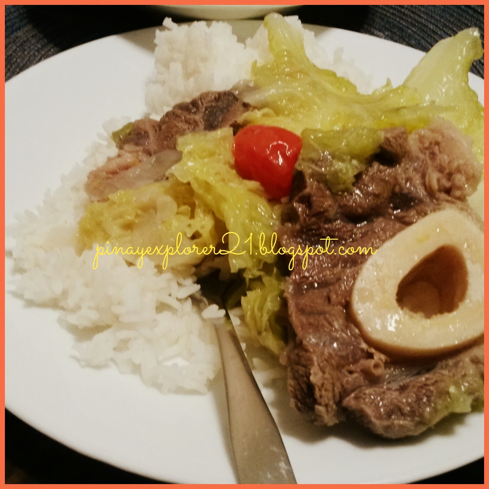 The Sweet Cuisinera: Nilagang Baka Recipe