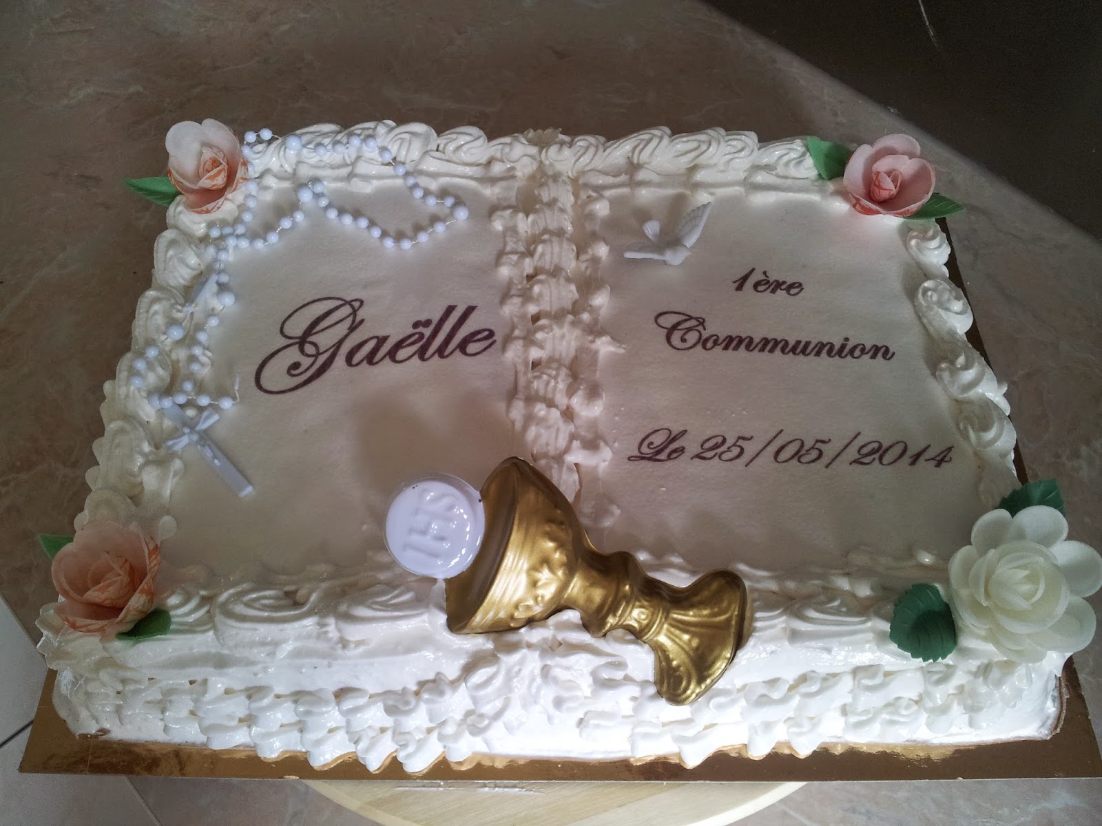 La Pâtisserie de Brunette: Gâteau communion antillais