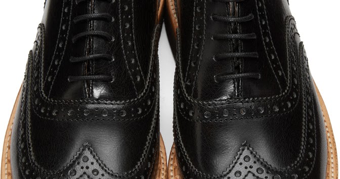 Night Broguing: Grenson Black Stanley Brogues | SHOEOGRAPHY