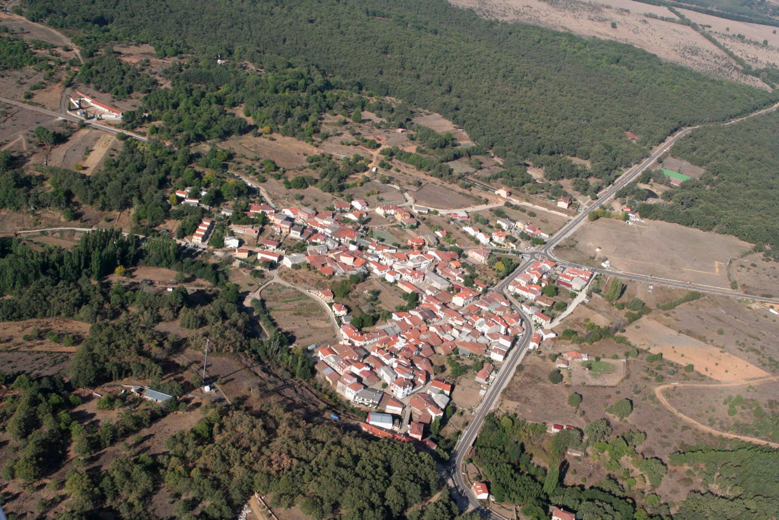 El Cabaco. Así es mi pueblo.: El Cabaco desde el aire