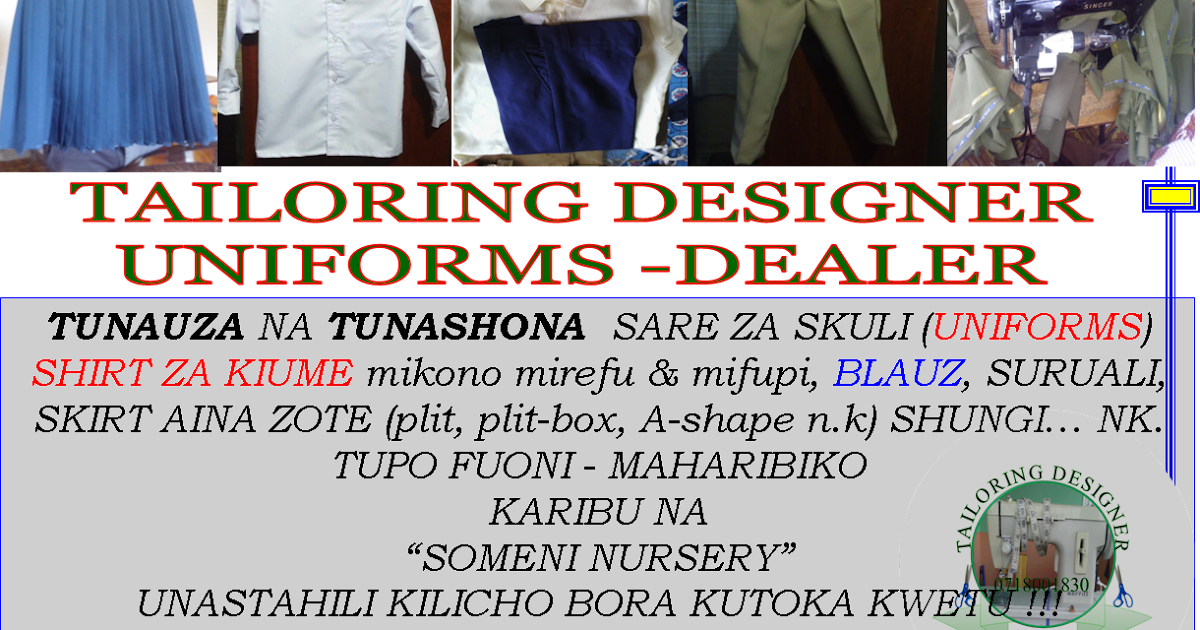 TAILORING DESIGNER (Tailor Ahmada): TAILORING DESIGNER UNIFORMS DEALER