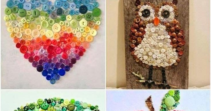 IDEAS PARA REALIZAR CON BOTONES ~ IDEAS SUPER BRILLANTES