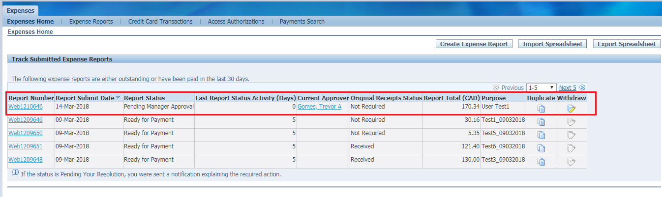 ORACLE MASTERMINDS: iExpense with Business and Personal expense ...