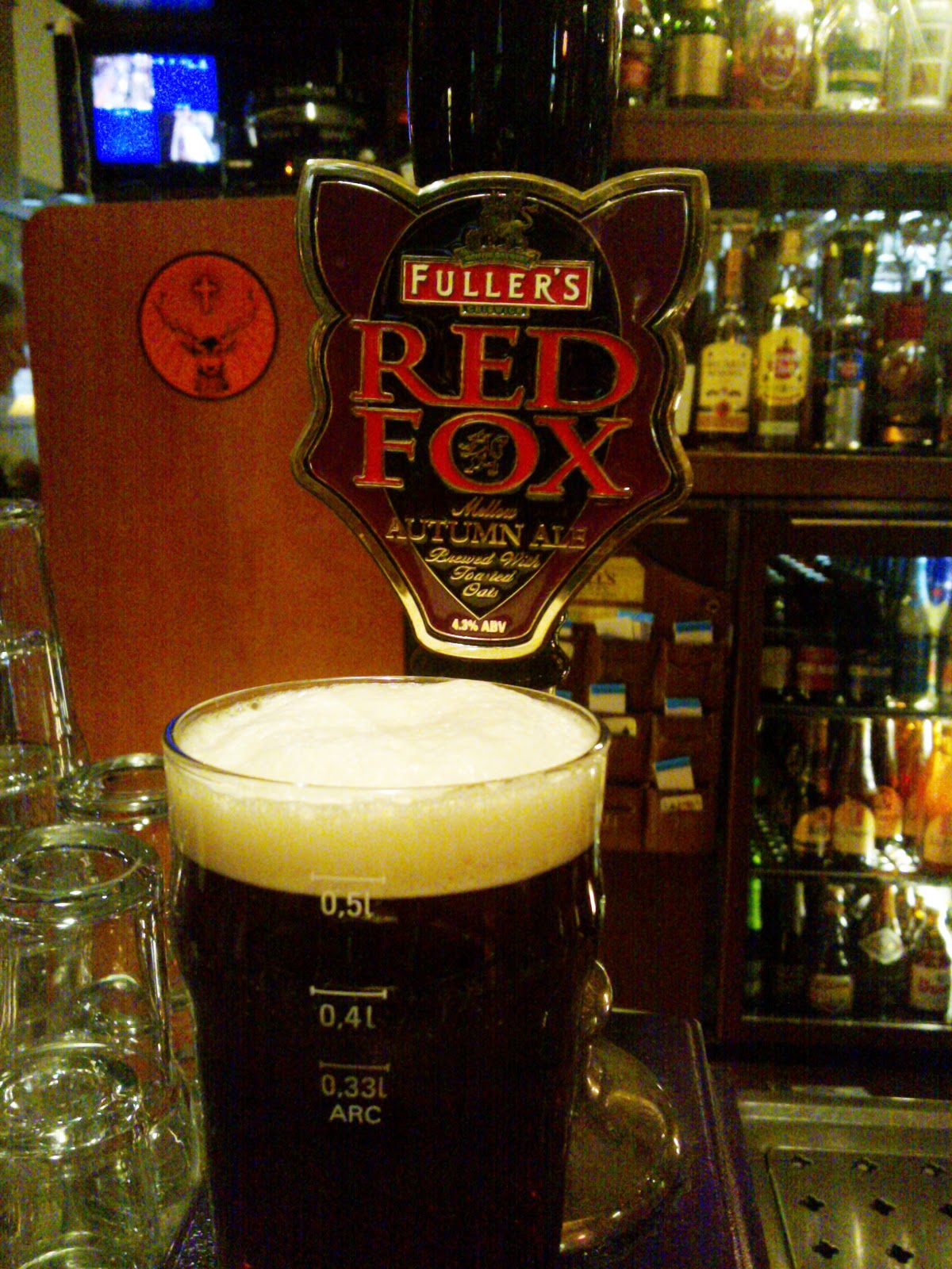 *: Fuller's Red Fox (real ale)