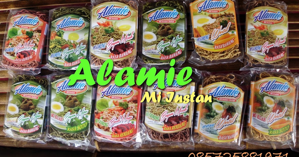 TOKO HERBAL YOGYAKARTA #almishbah: Alamie, Mie Instan yang luar biasa