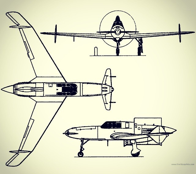 aerosngcanela: Curtiss-Wright XP-55 Ascender