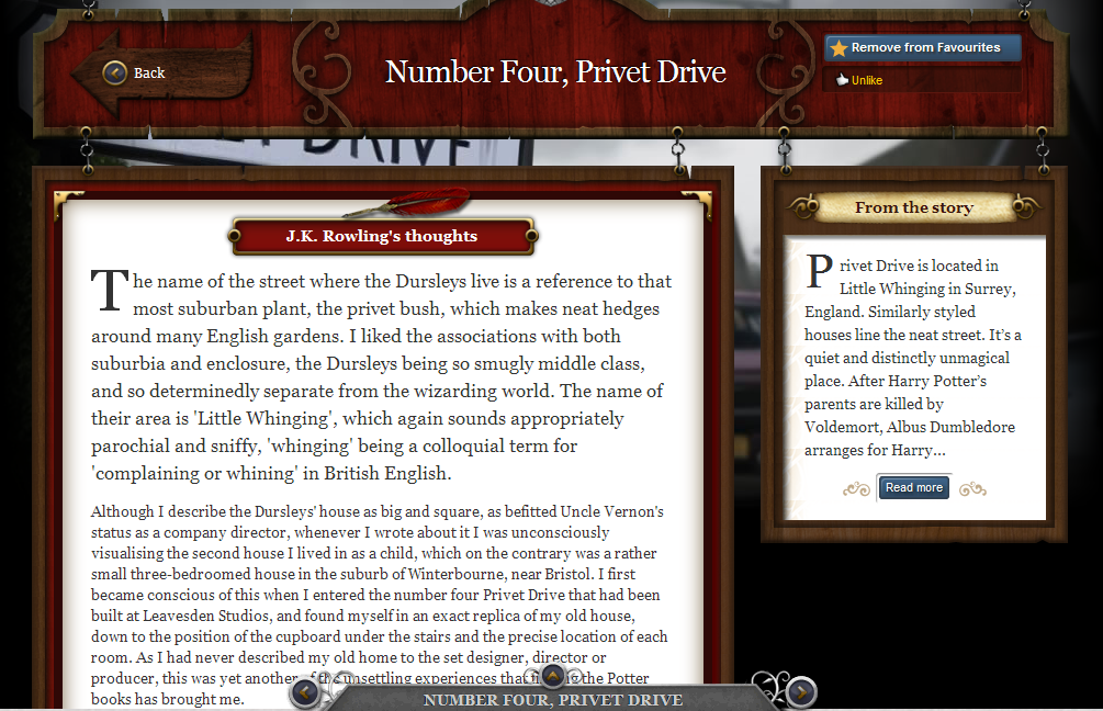 Pottermore walkthroughs, tips, guides: Book 1 Chapter 1