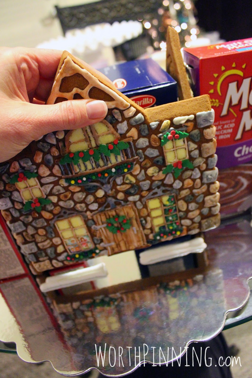 Stone Gingerbread House