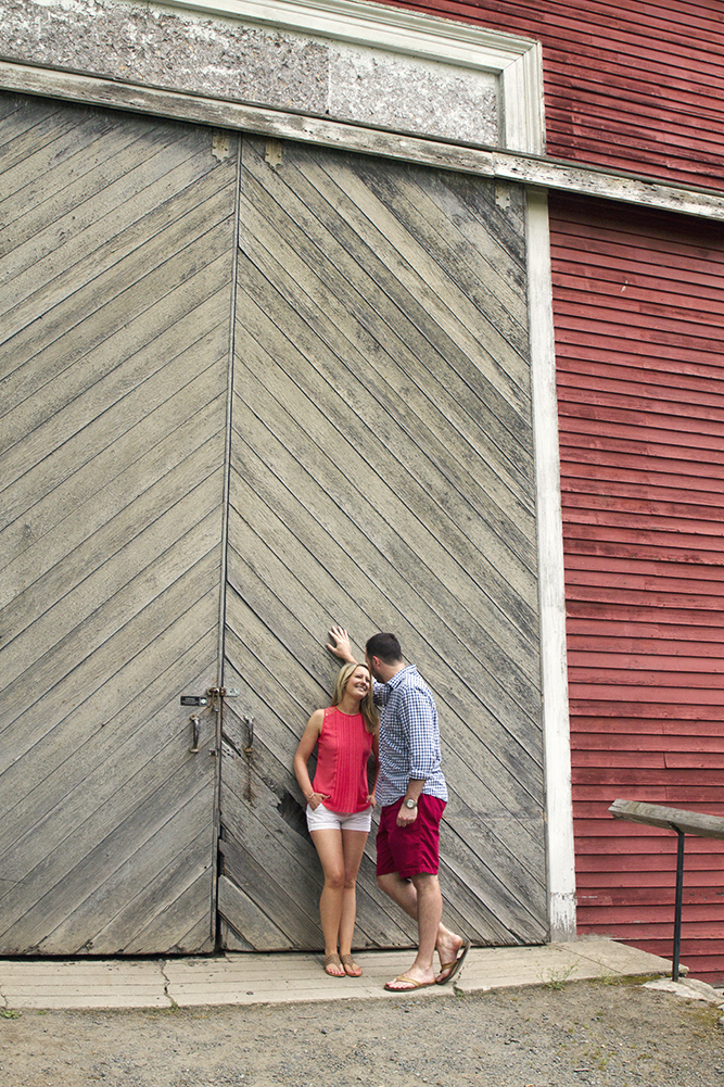 borophotography: Kelly and Brian, Endicott Park Engagement