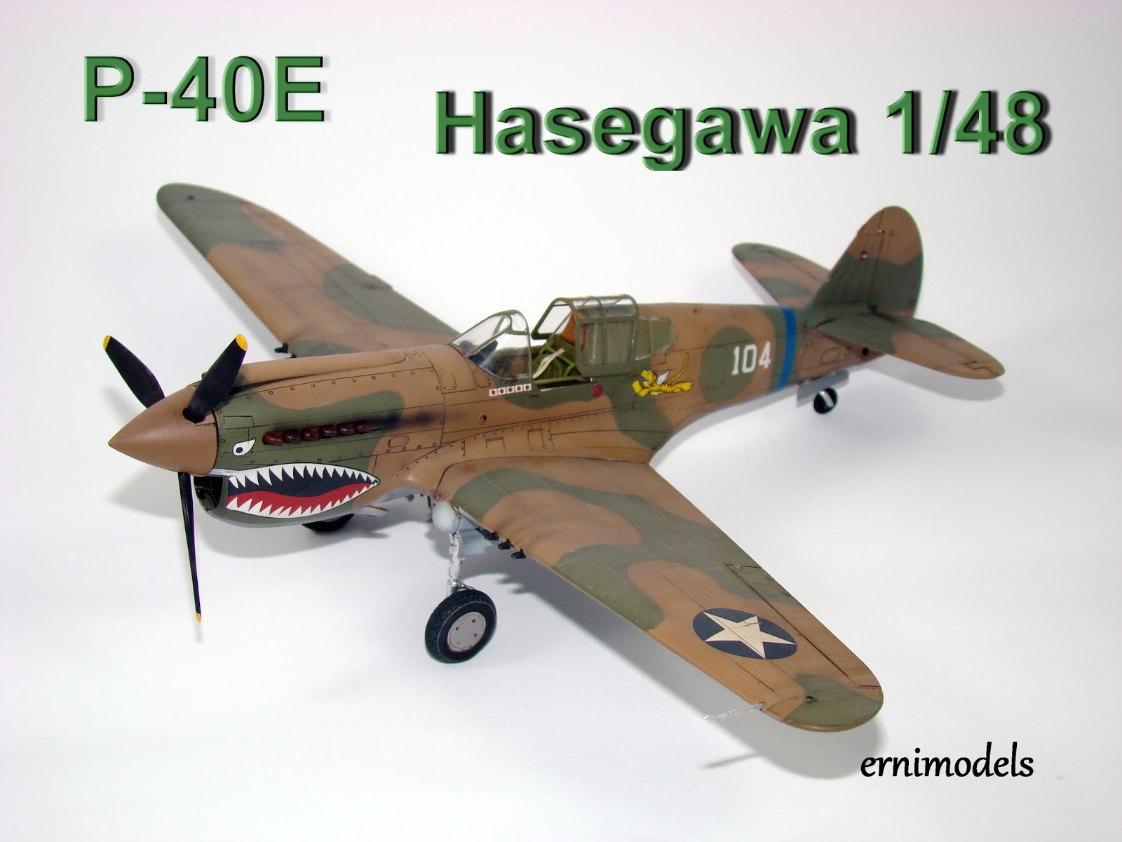 ernimodels: P-40E Hasegawa 1/48