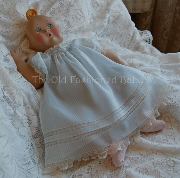 The Old Fashioned Baby Sewing Room: National Smocking Month - In Blue ...