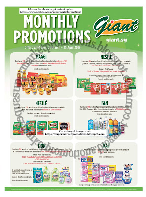 Giant Monthly Promotions 29 March - 25 April 2019 ~ Supermarket Promotions