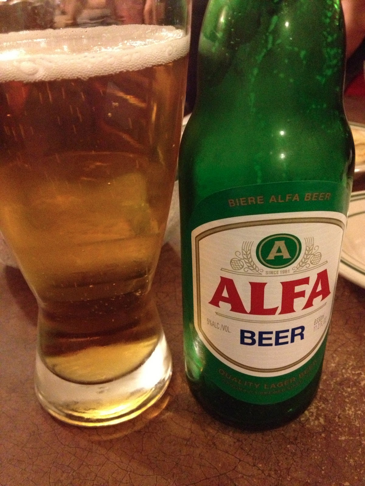 Stout Man in a Bitter World: Alfa Beer