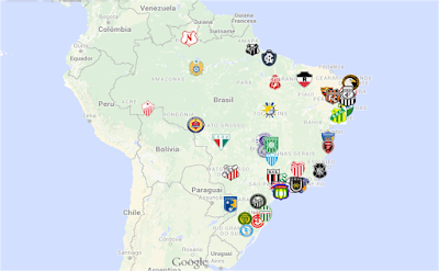 Esporte, Mapas e Excel: Mapa Interativo: Campeonato Brasileiro 2015 ...