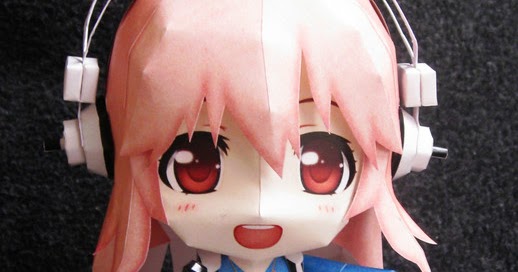 Welcome To Papercraft Art Blog: Chibi Super Sonico paper craft