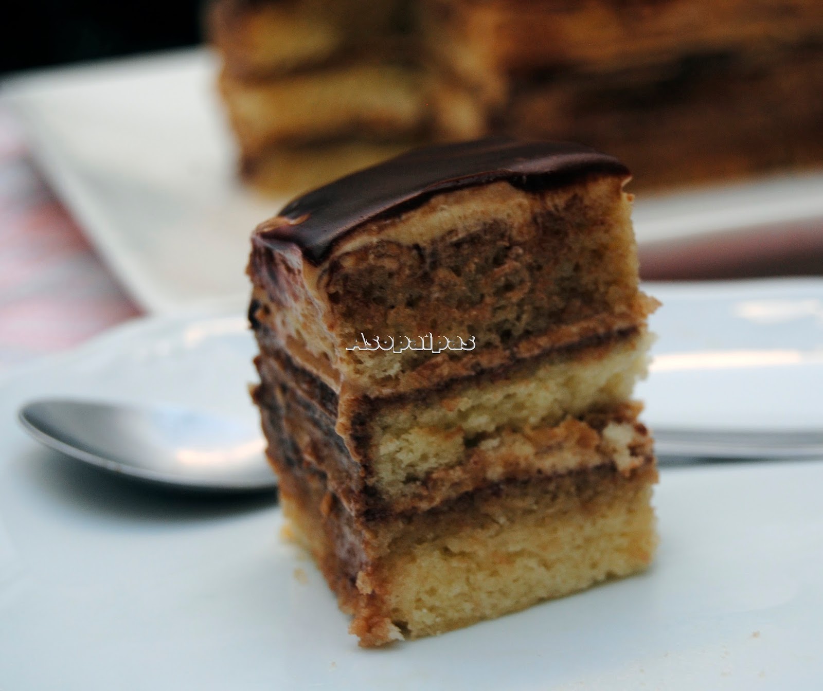 Tarta Ópera . Receta | Asopaipas. Recetas de Cocina Casera