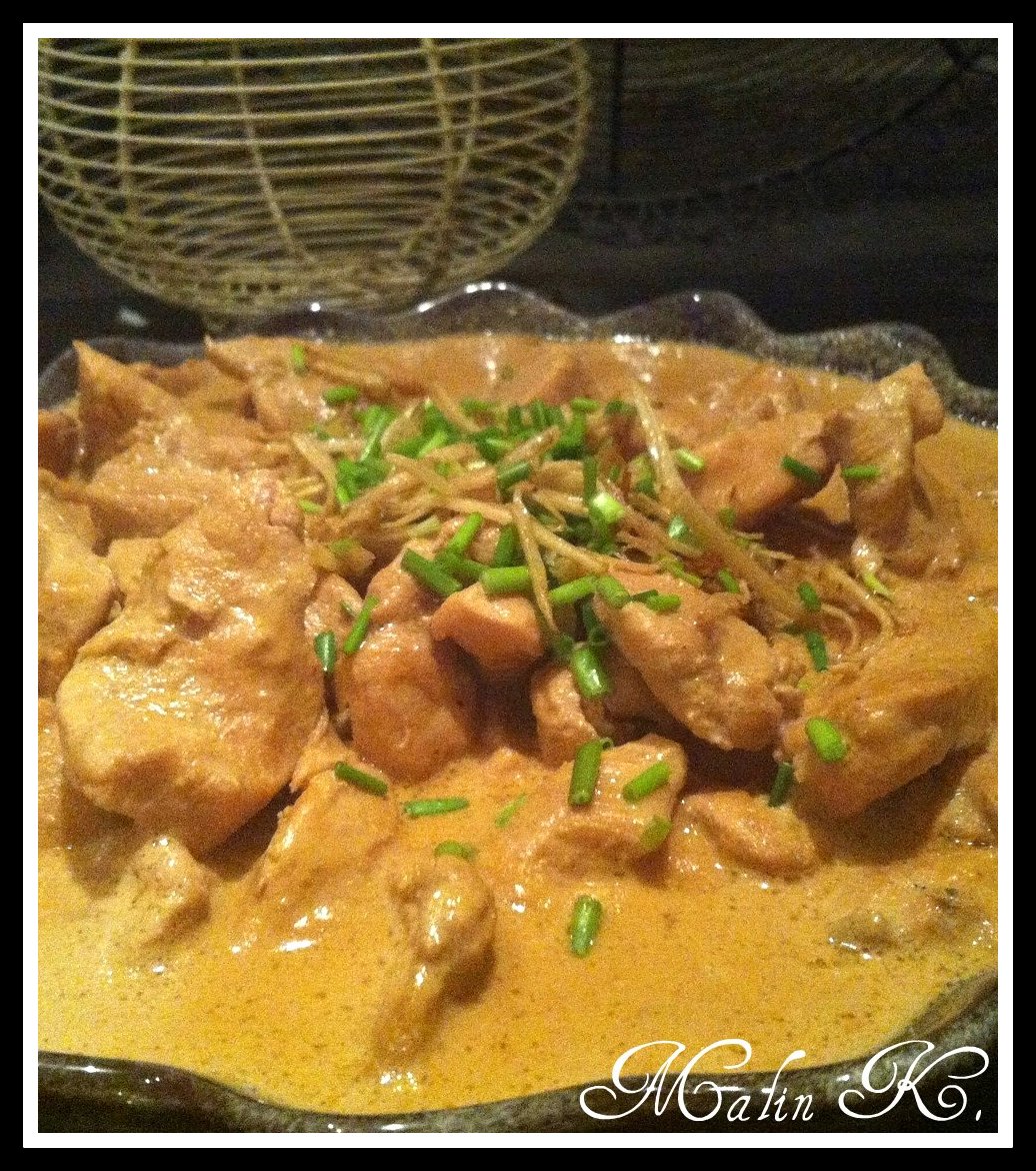 Malin's Diner: FESTLIG KYCKLING MED FÄRSK INGEFÄRA