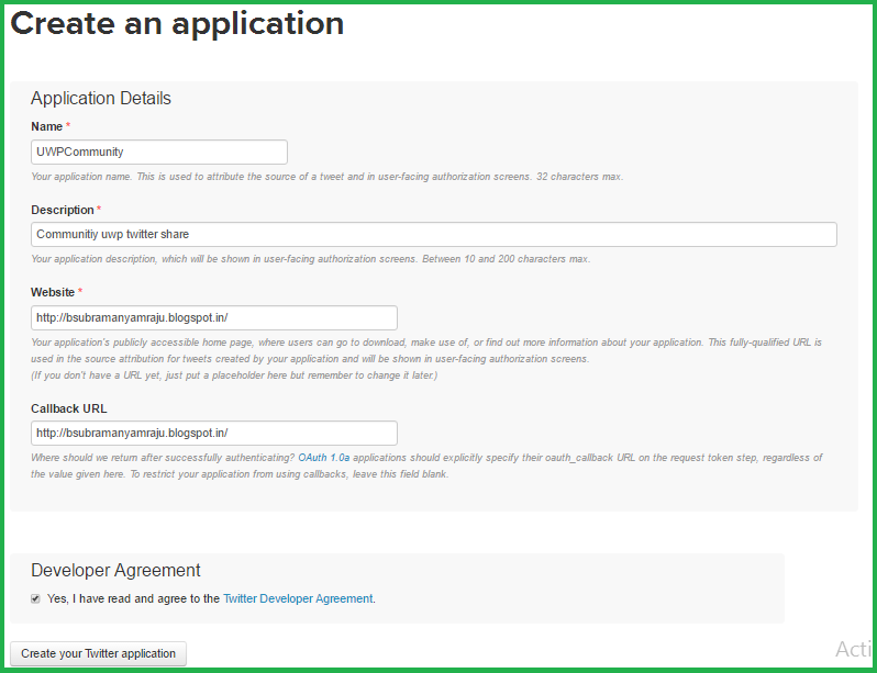 Step 2: After creating your Twitter App. Now you have to set the access ...