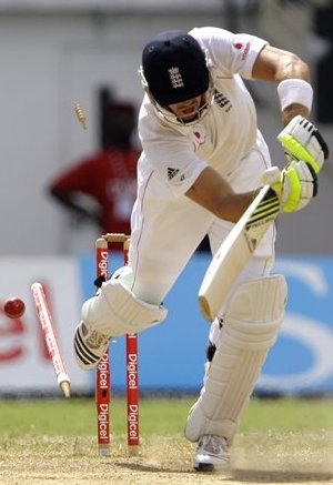 World Sports Picture: Clean Bowled By Great Fast Bowler