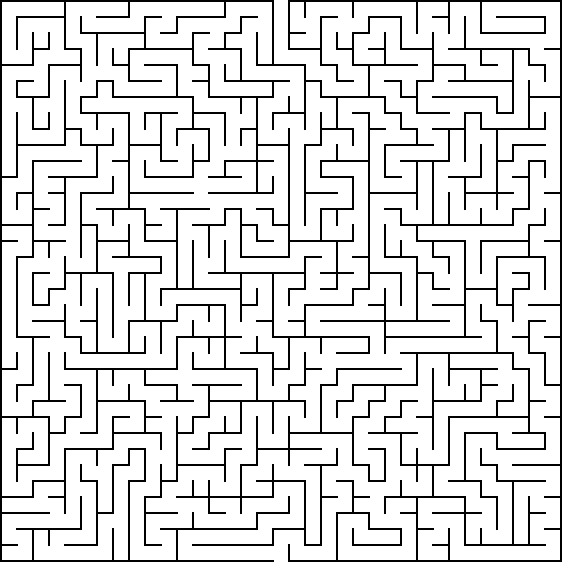 Free printable Word Search and Sudokus: Maze 5