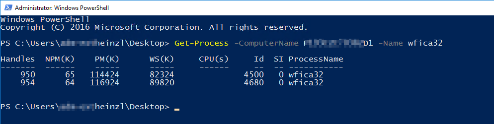 Remote use of Microsoft SysInternals: example Procdump