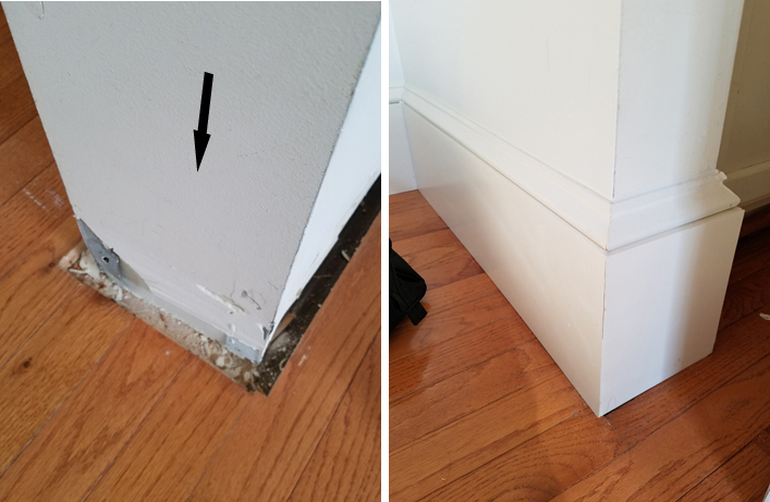 Baseboard Vs Door Trim : Why baseboard trims can't be also used as door ...