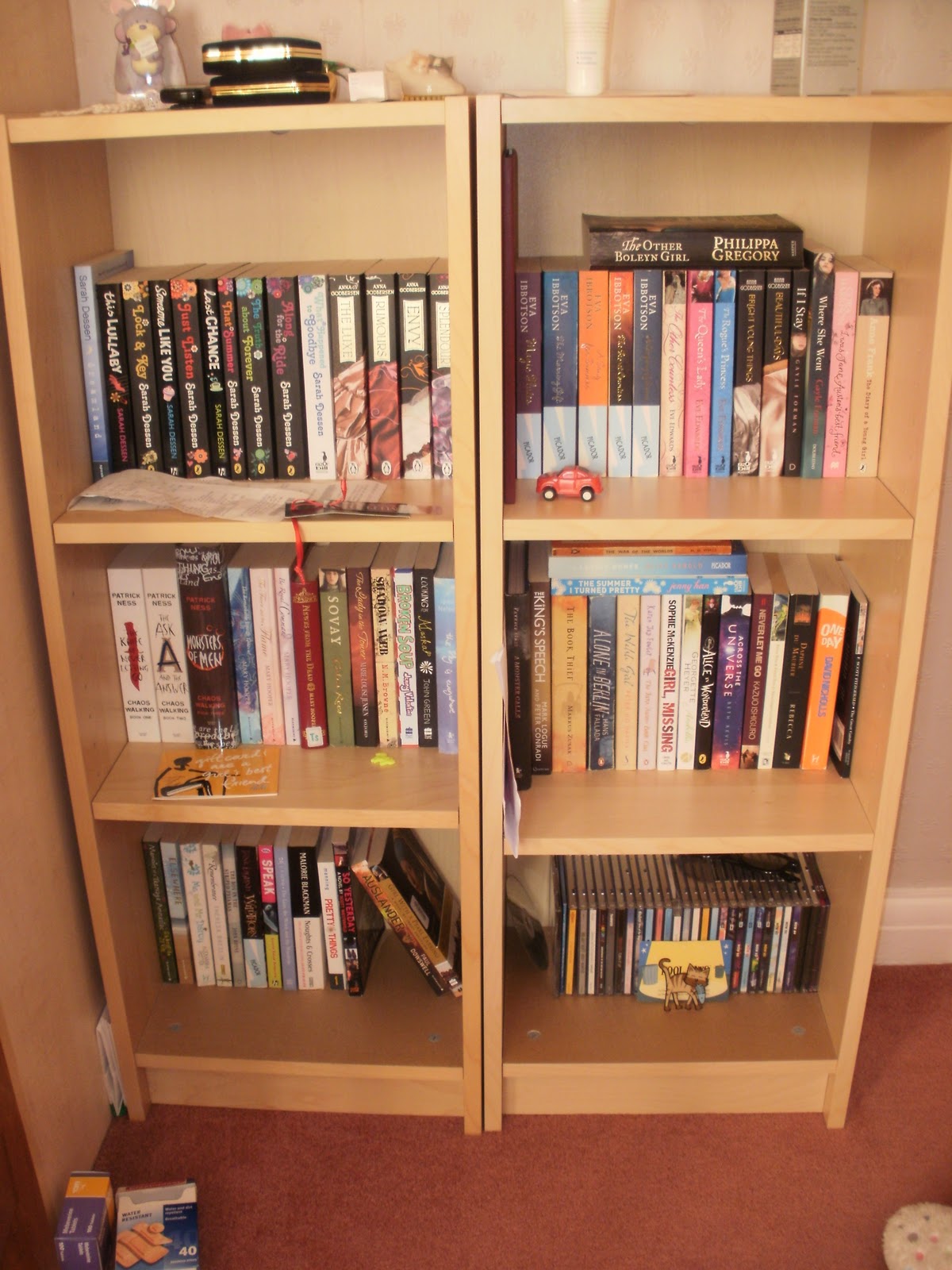 Bookcase Showcase by Blogger Rebecca Books