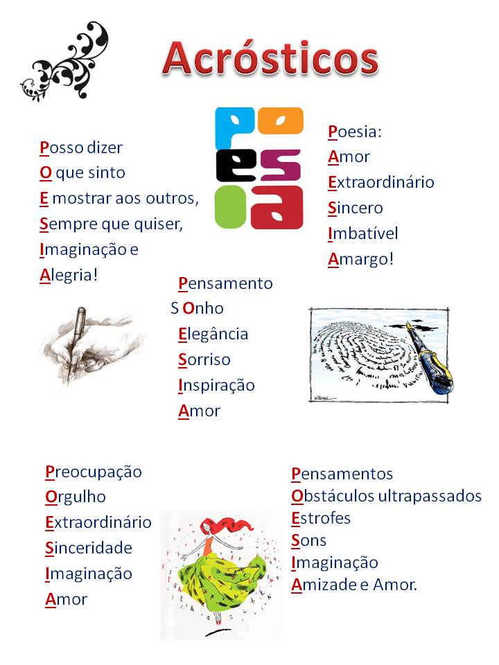 construir o saber: Acrósticos