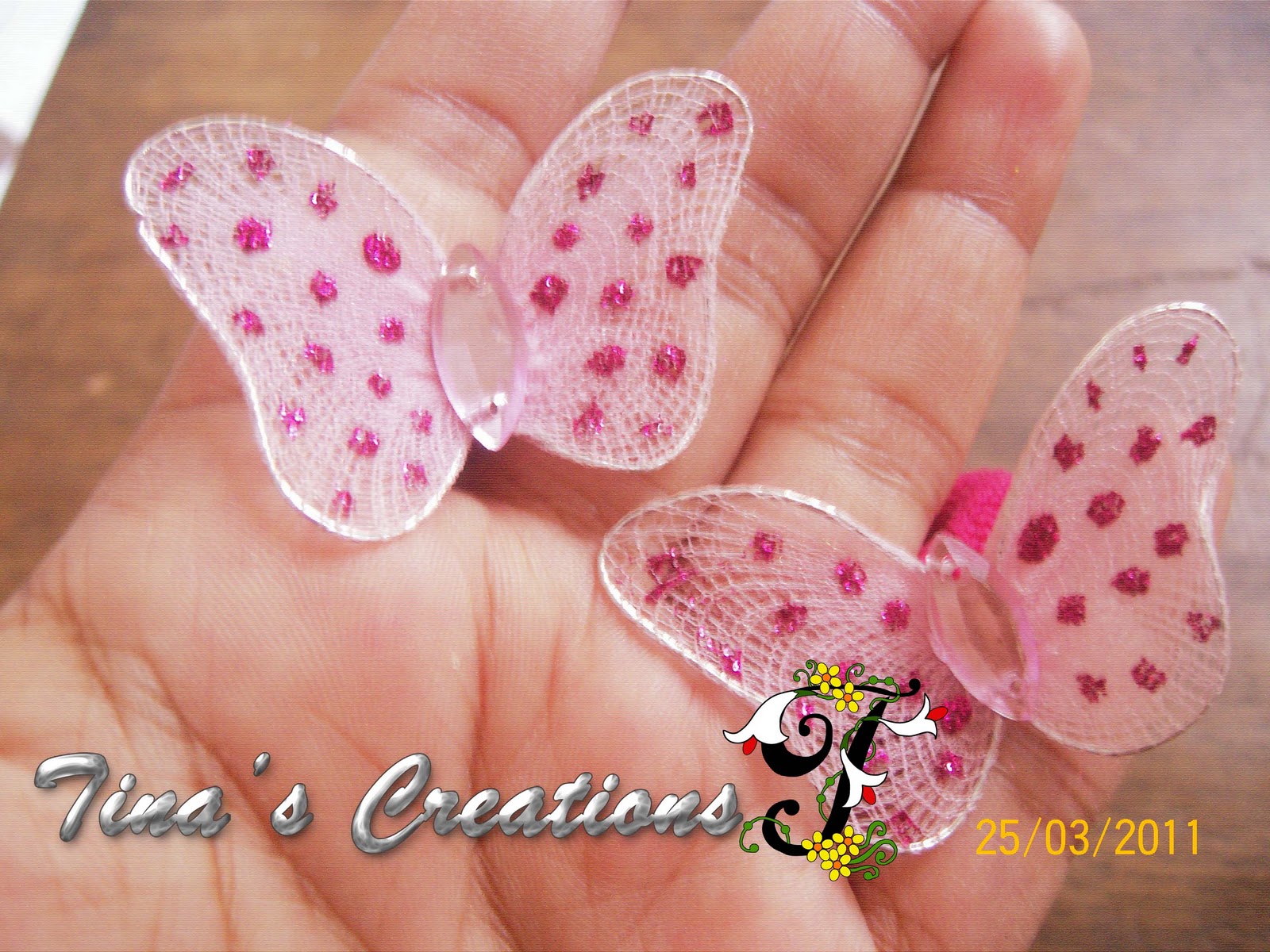 Tinas Creations: New Butterfly Accessories