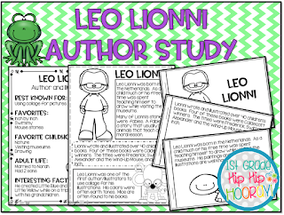 1st Grade Hip Hip Hooray!: Leo Lionni Author Study
