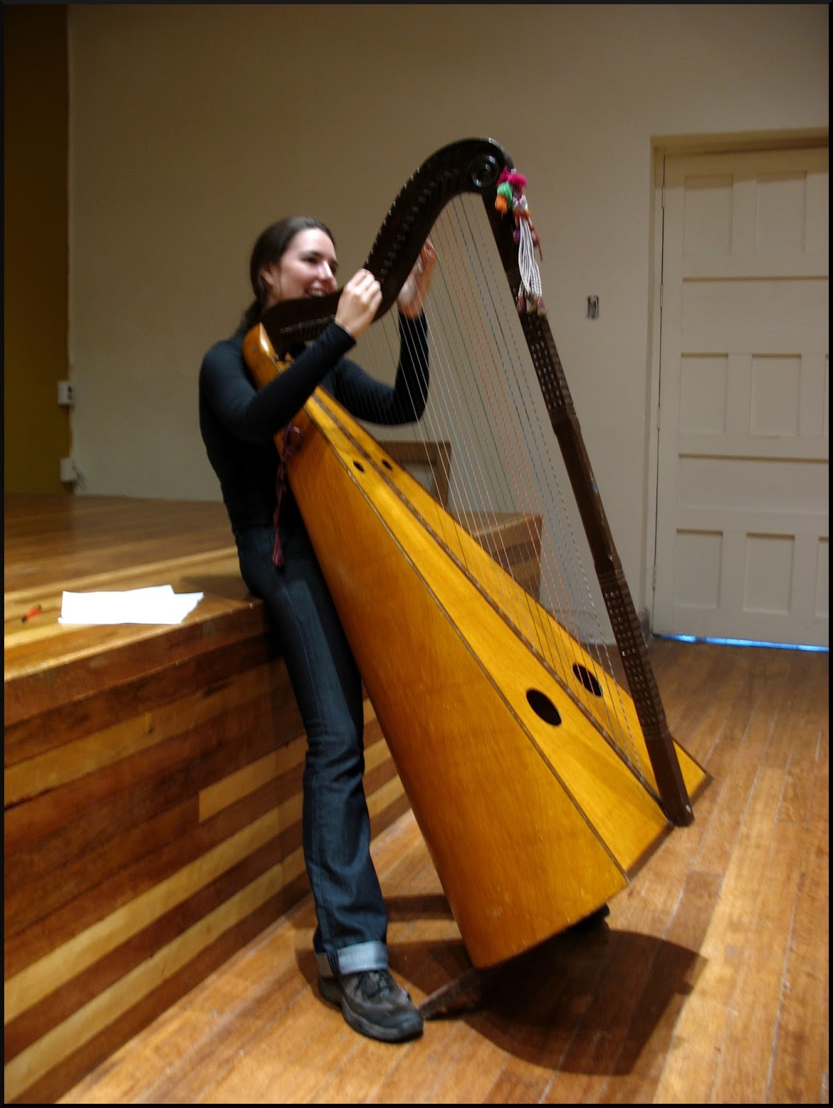 Instruments d'Orquestra: Instrument de corda pinçada. (Cordòfons) L'Arpa
