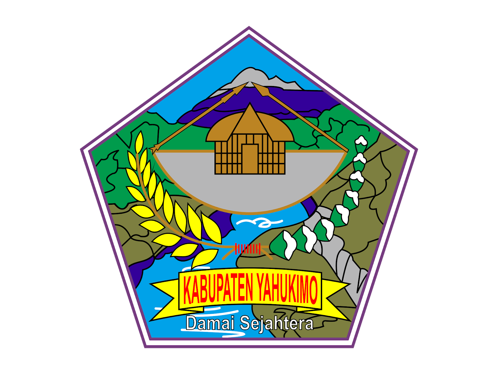 Logo Kabupaten Yahukimo Vector Cdr & Png HD - Biologizone